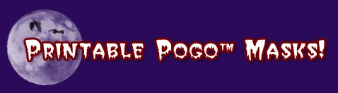 Free Halloween masks! Printable Pogo Masks! | FREE THINGY .COM